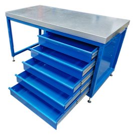 Heavy Duty Workbench with Drawers (HDB-03) - Heavy Duty Workbenches by Spaceguard
